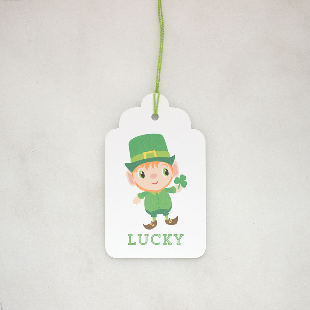 St Patricks Day Gift Tags - Lucky Leprechaun – BubbleGumDish