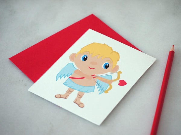 Cupid Valentine's Day Greeting Card – BubbleGumDish